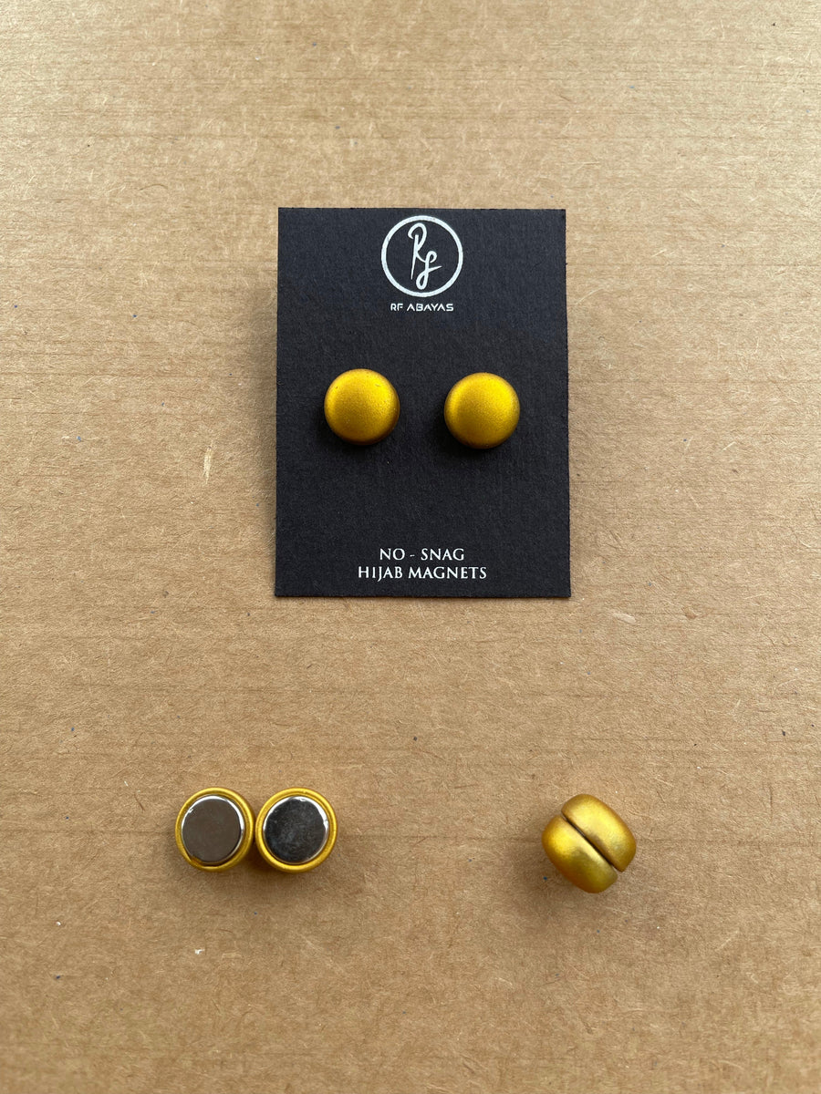 Hijab Magnet (1 Pair) - Round | Hijab Magnetic Pin | Hijab Pin – RF Abayas